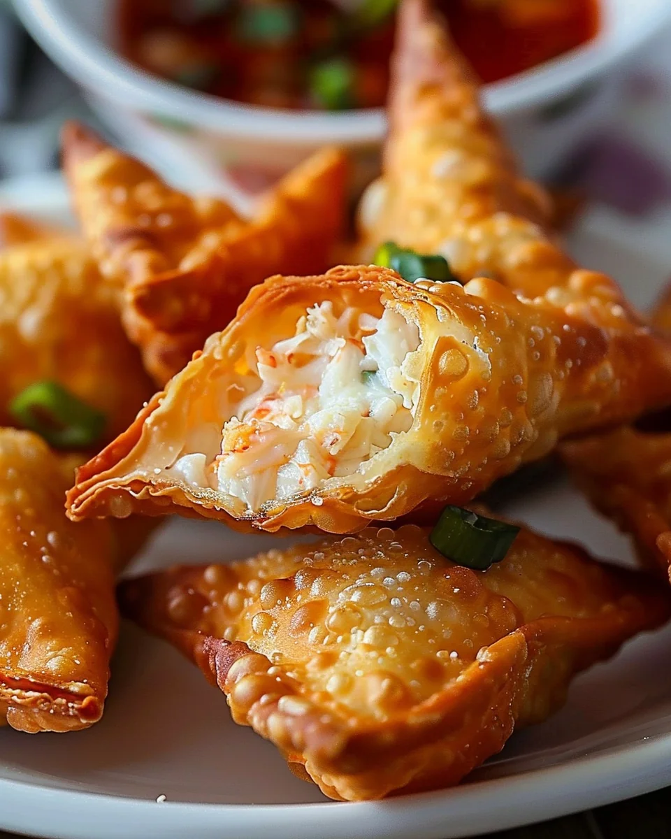 Crab Rangoon - Crab & Cream Cheese Filled Crispy Wontons: Irresistible ...